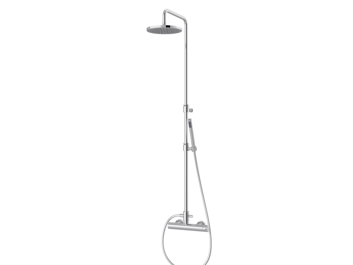Wall-mounted single-lever shower mixer set – RVB